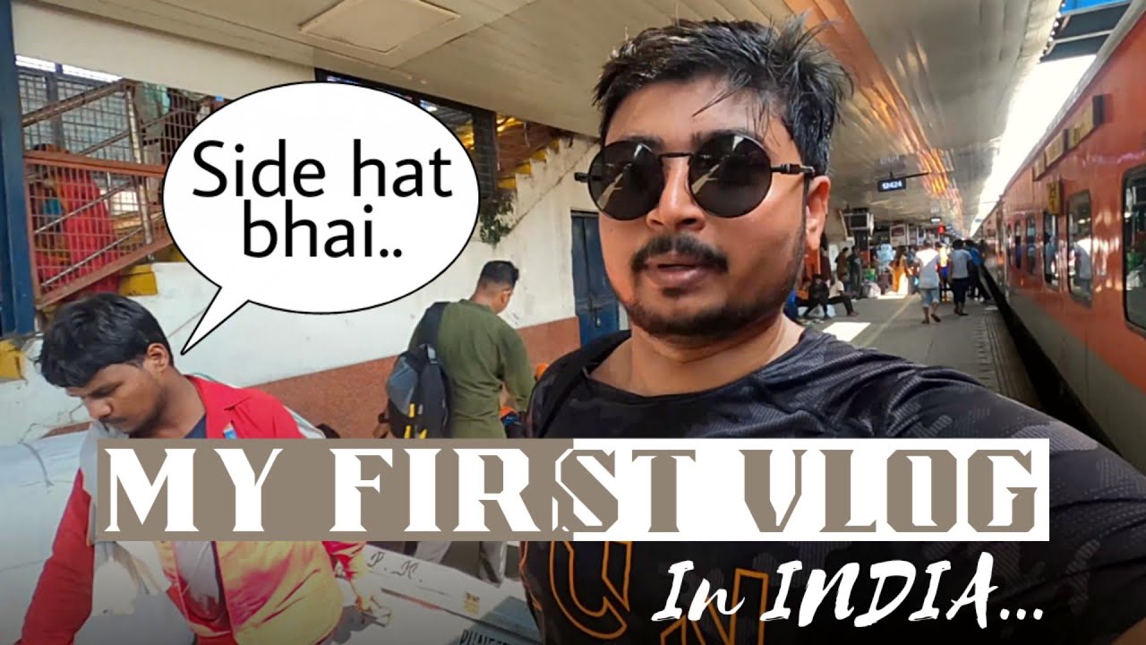 MY FIRST VLOG IN INDIA - YouTube