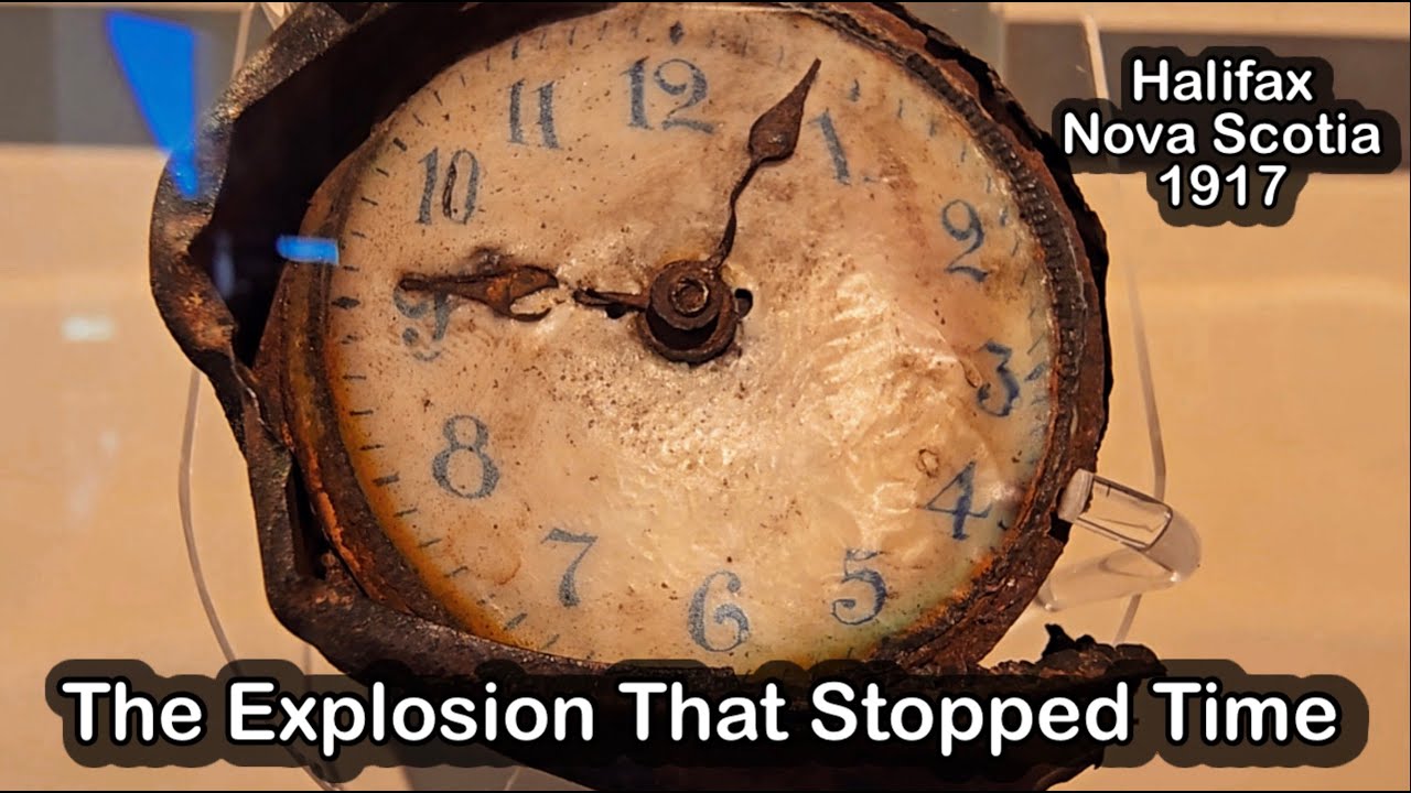 Nova Scotia: The Halifax Explosion 1917. Museum. Debris. Victim Graves ...