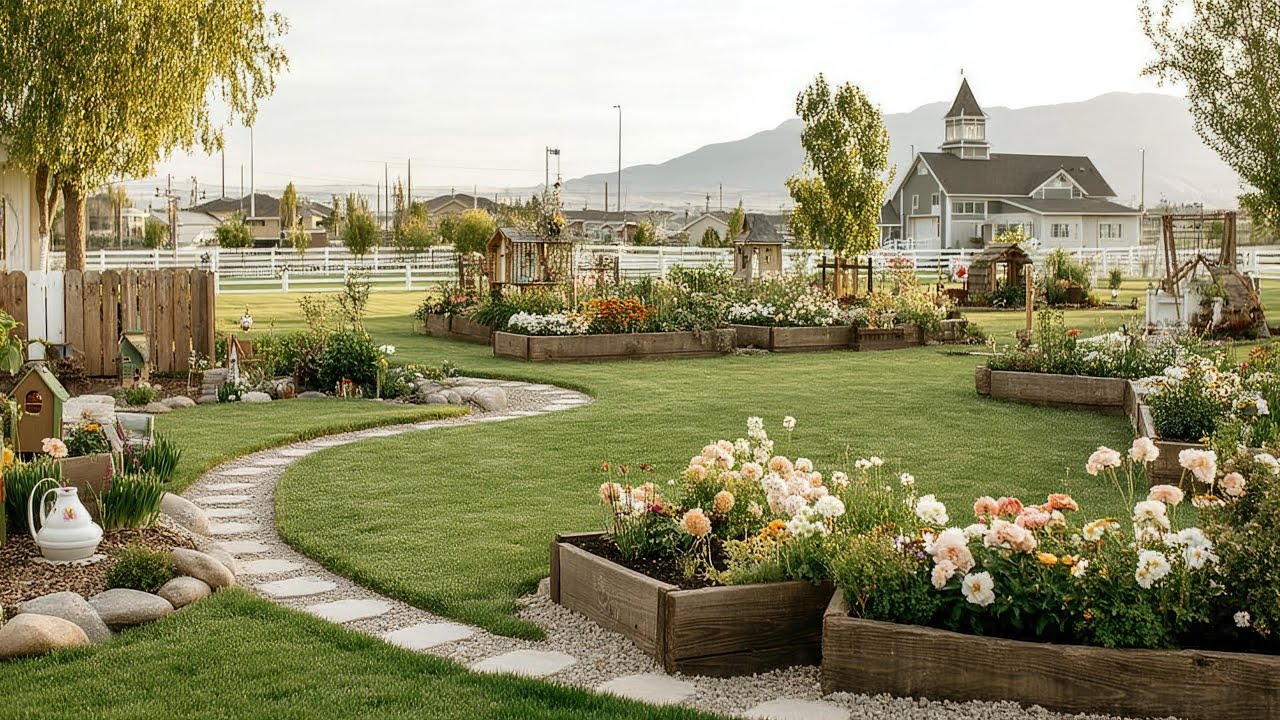 Timeless Rustic Farmhouse Garden Ideas That Blend Nature, Stone & Wood ...