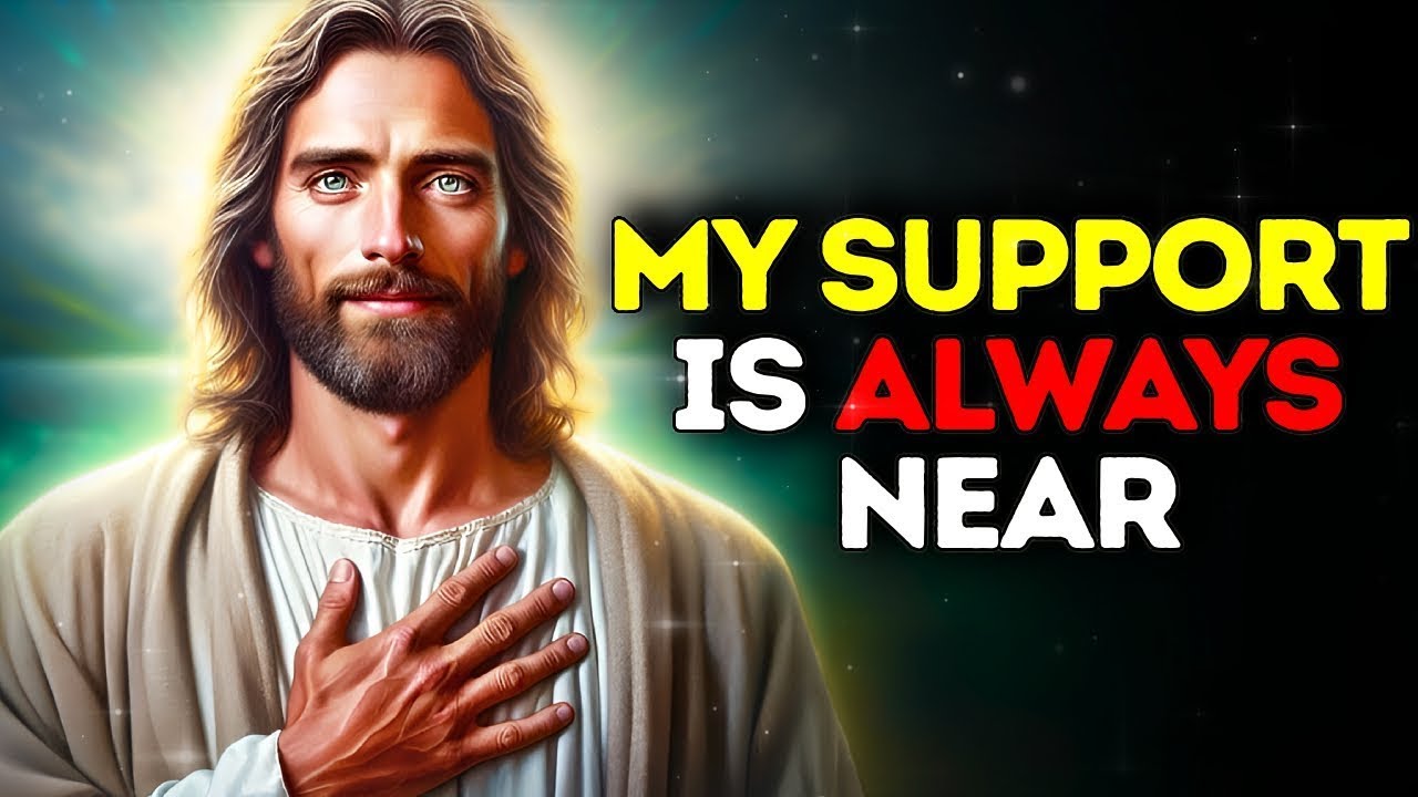 GOD SAYS: MY SUPPORT IS ALWAYS NEAR | God Says | God Message Today ...