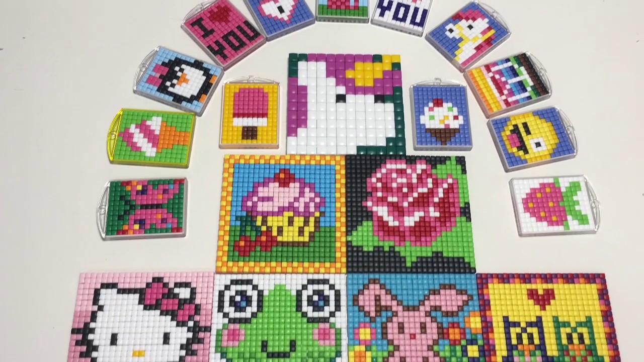 pixel hobby yapımı anahtarlık ve buz dolabı magneti - YouTube