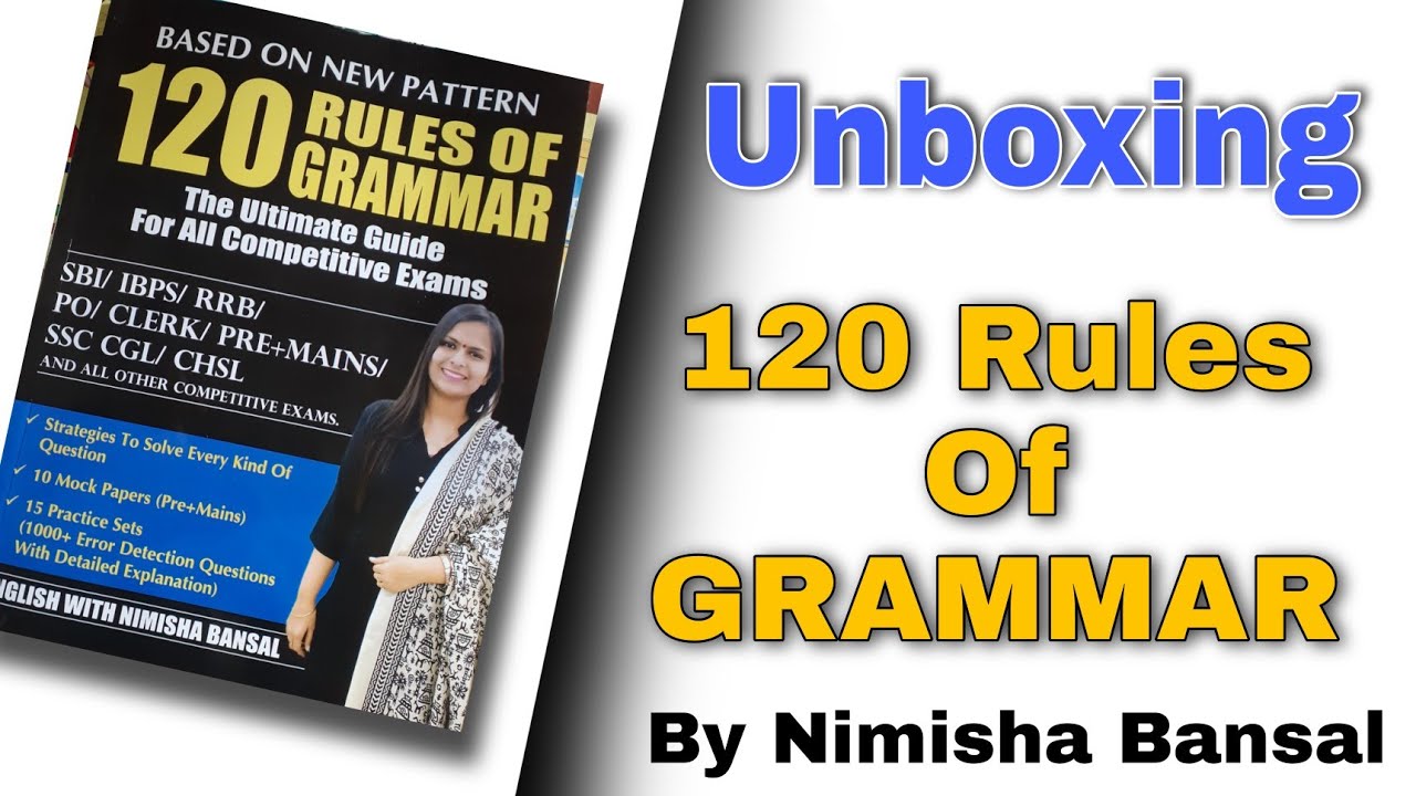 120 Rules Of Grammar Unboxing Review English With Nimisha Bansal YouTube 120-rules-of-grammar-unboxing-review-english-with-nimisha-bansal-youtube