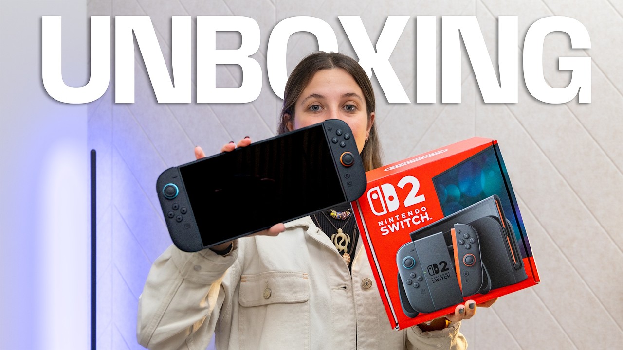 📦 ¡Nintendo Switch 2 Unboxing! Qué pasada de consola - YouTube