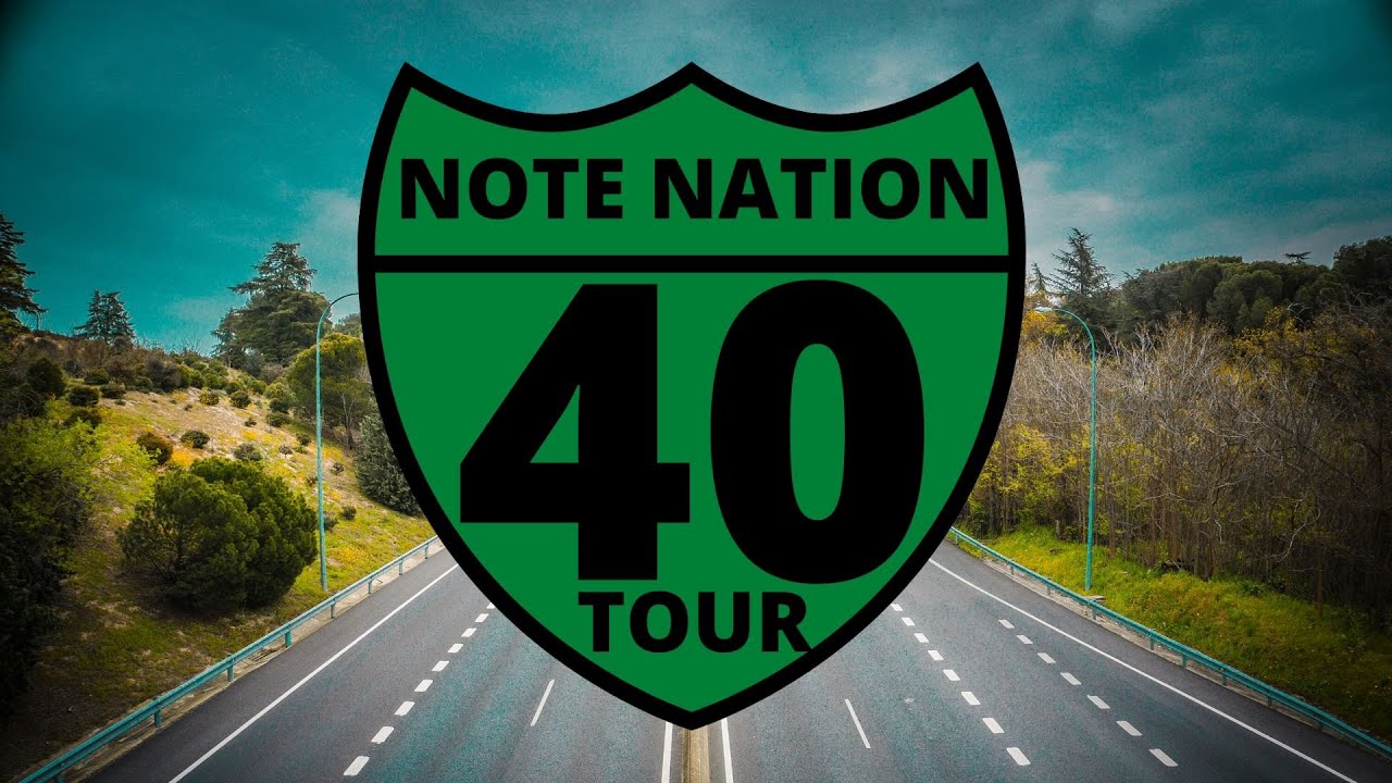 The Note Nation Top 40 Tour Launch - YouTube