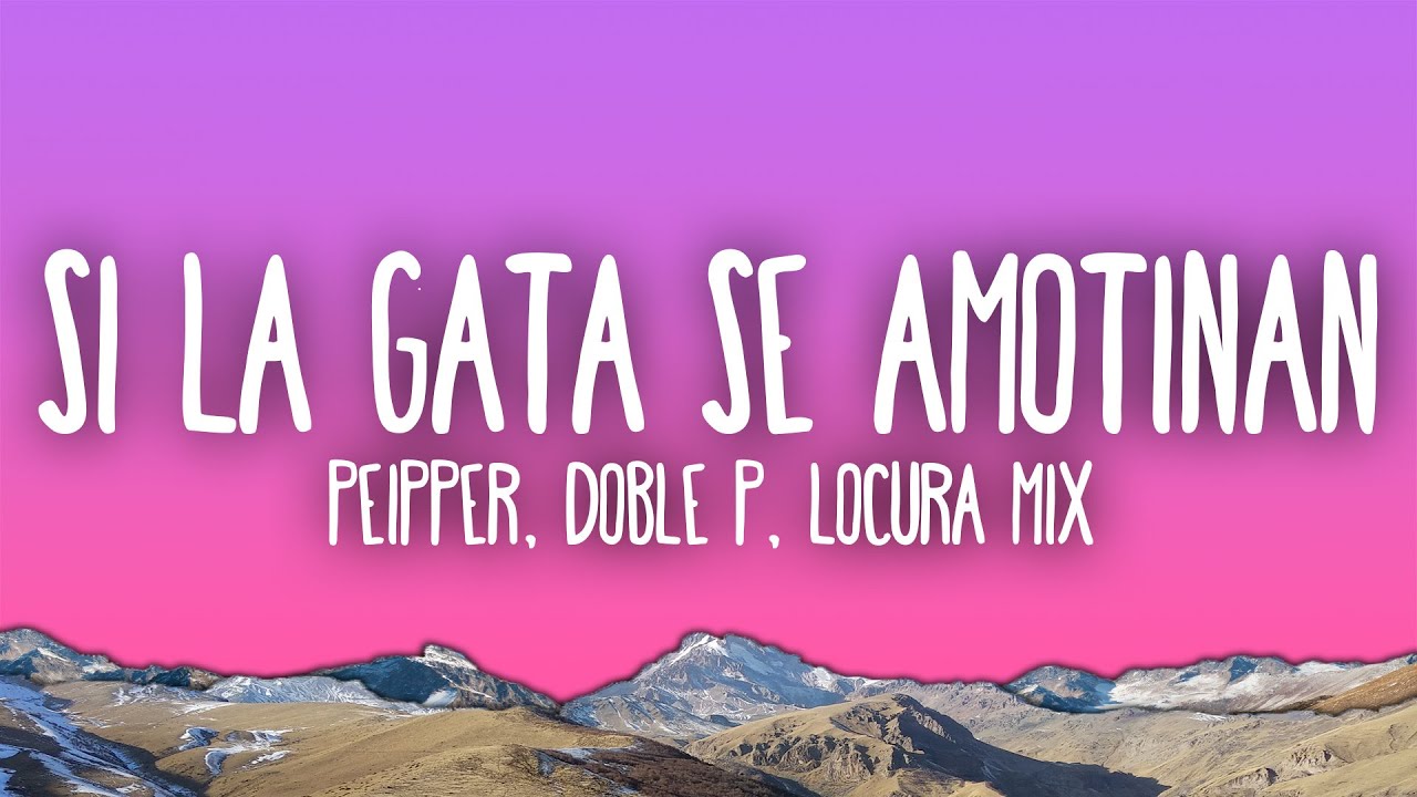 Si Las Gatas Se Amotinan - Peipper, DobleP & Locura Mix: Song Lyrics ...