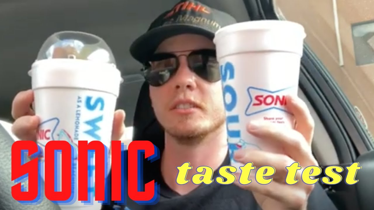 Mixing up A Sonic Concoction - Sonic Taste Test - YouTube