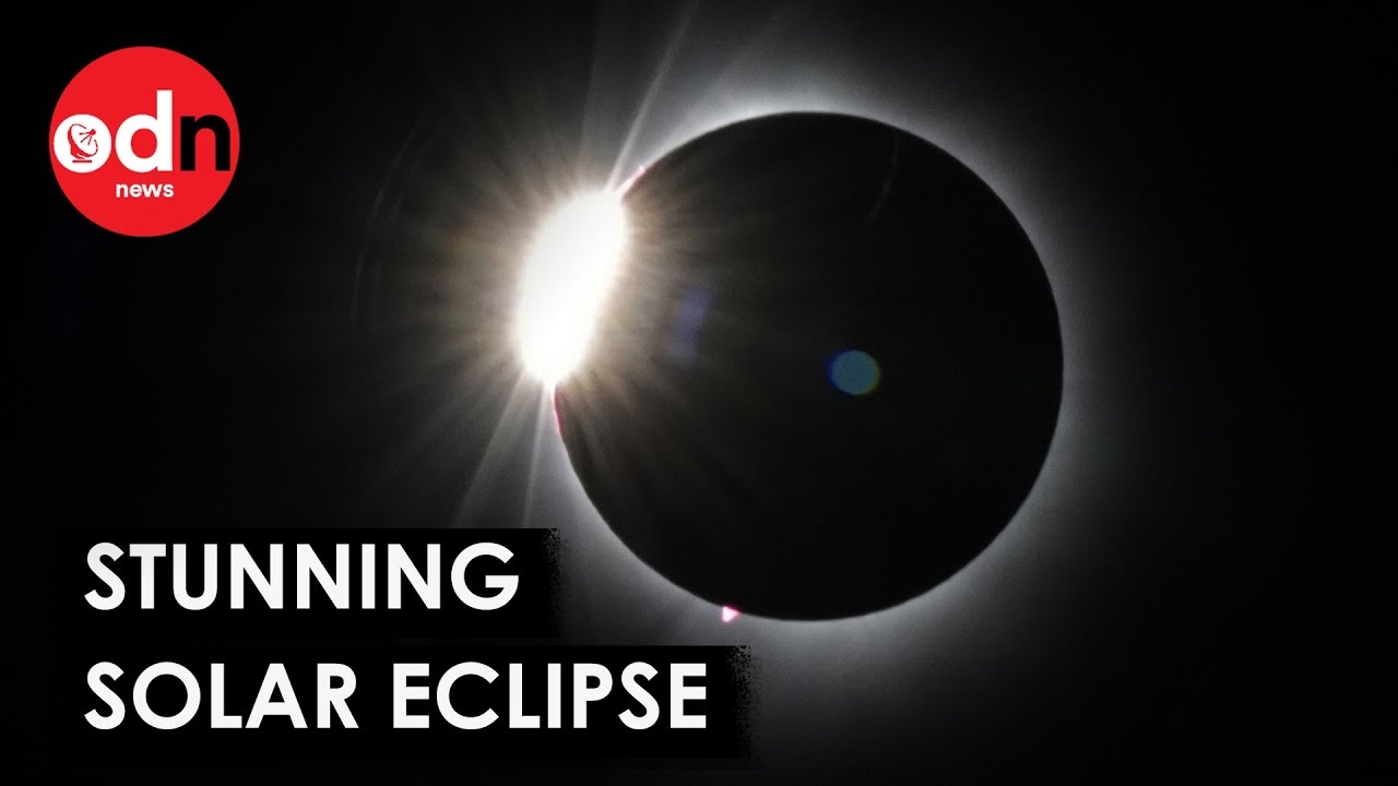 Watch this BREATHTAKING Footage of Full Solar Eclipse Over North ...