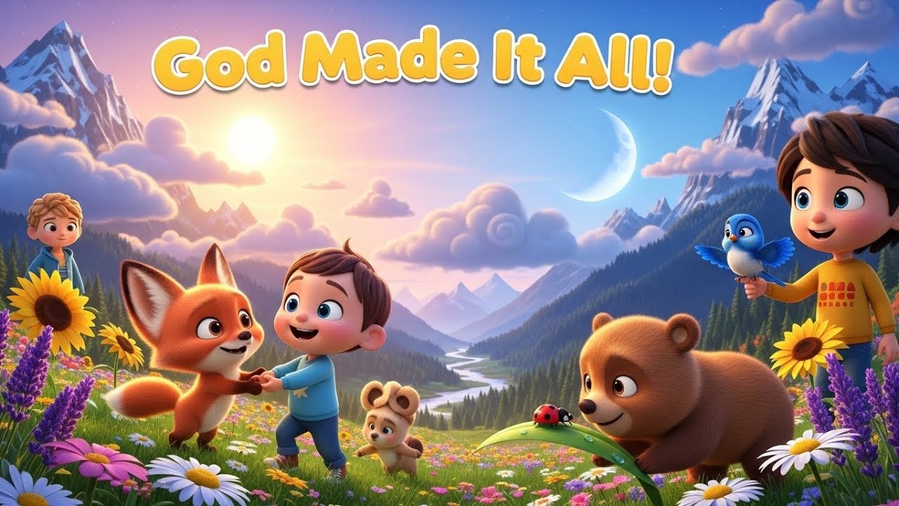 God Made the World – Big and Small! | Christian Kids Song | Tiny Ark ...