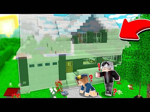KIZ POLİSİN EVİ GÖRÜNMEZ OLDU! 😱 - Minecraft