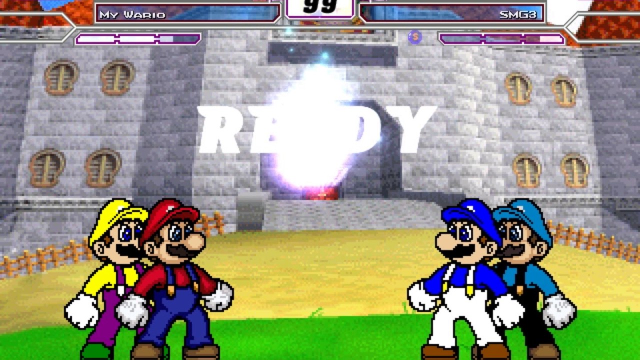 MUGEN Request #270 Mario & My Wario vs SM64 SMG4 & SMG3 - YouTube