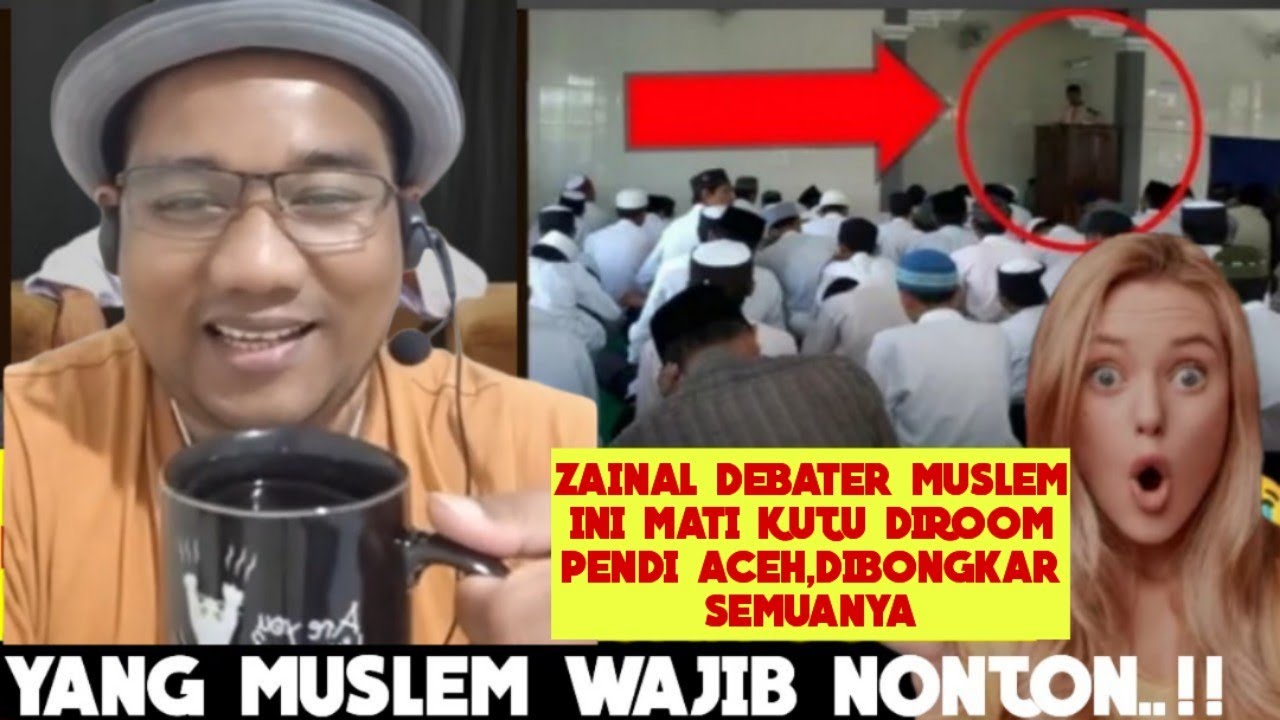Viralkan..!! Zainal Debaters Muslim Ini Mati Kutu Di Room Pendi Aceh, Dibongkar Semua - YouTube