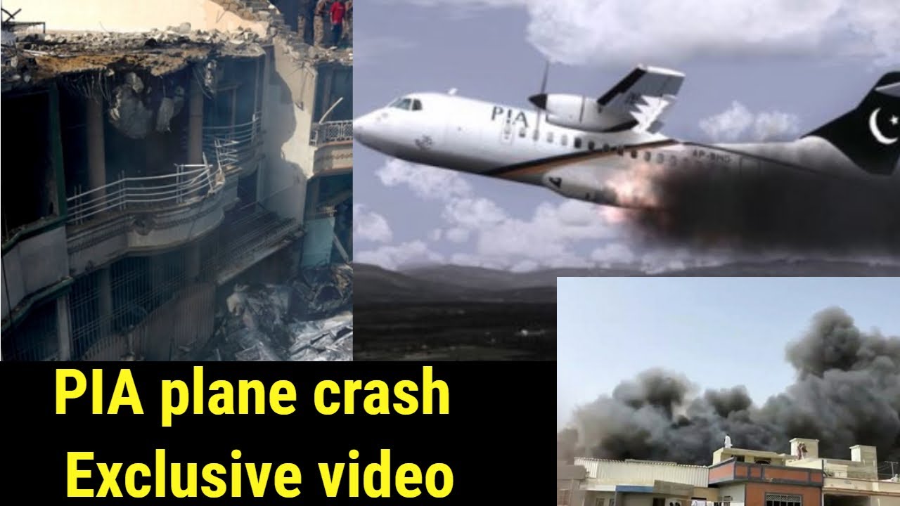 PIA plane crash exclusive video | Pilot recording | Eye witness ...