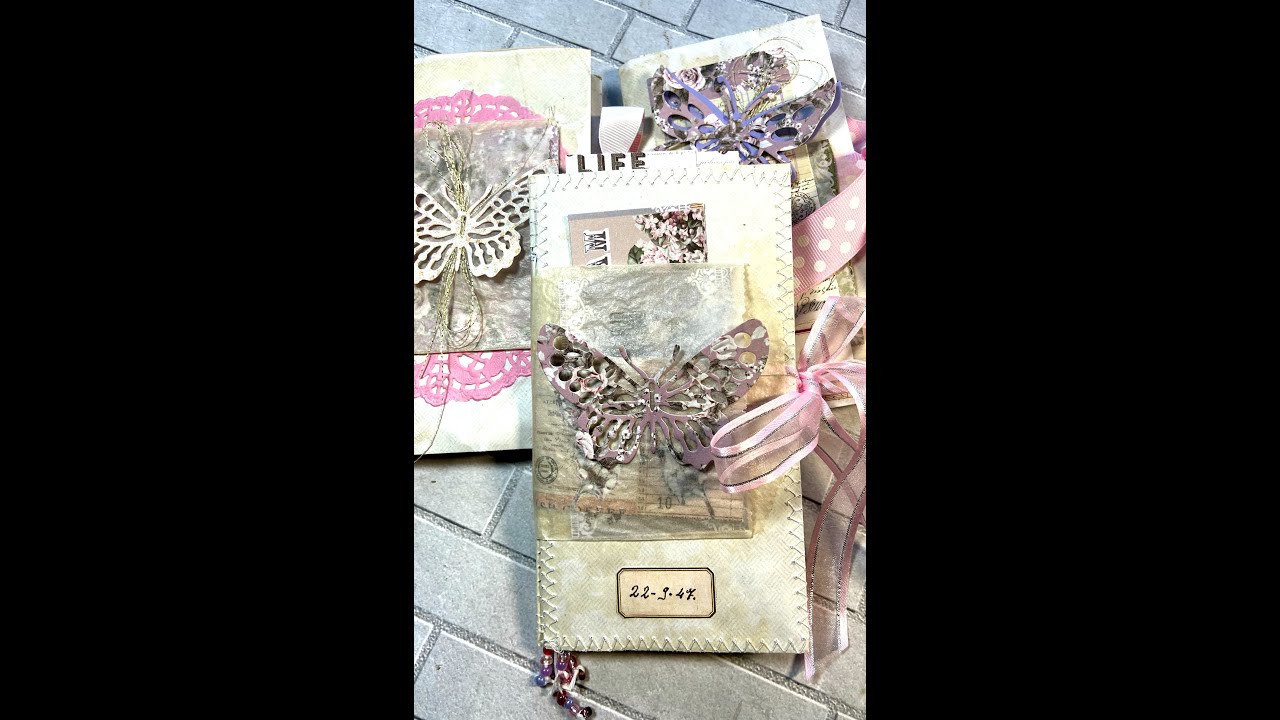 How To Make Easy Envelope Journals - YouTube