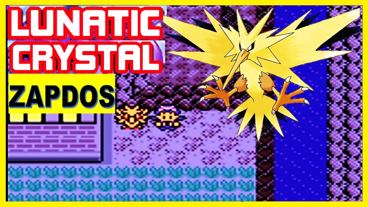 POKEMON LUNATIC CRYSTAL I ZAPDOS - YouTube