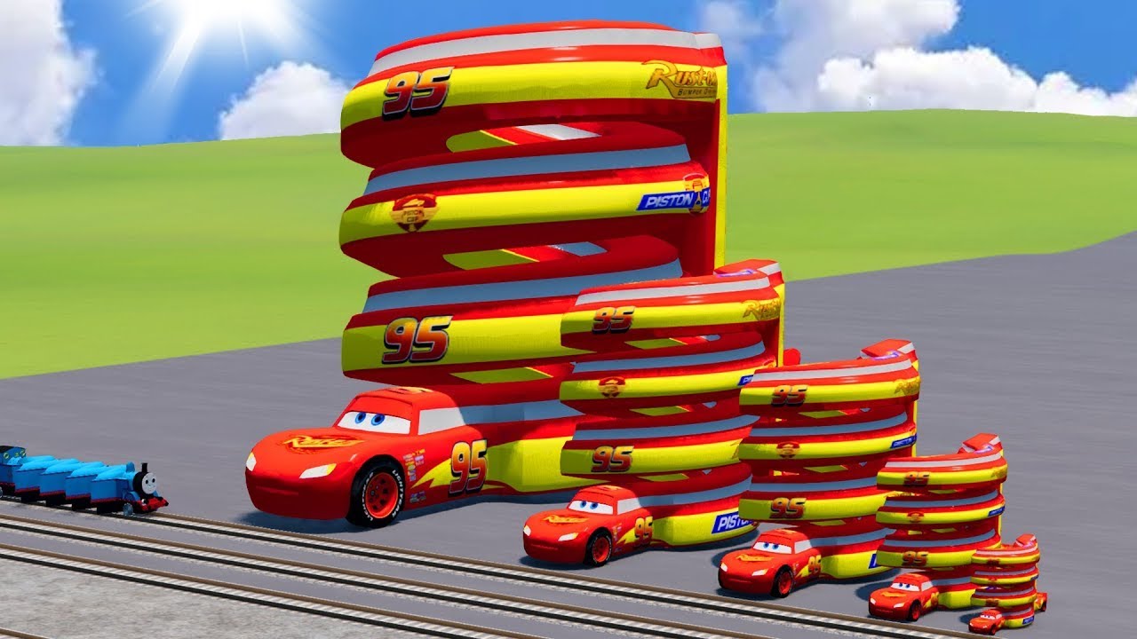 Big & Small Tall & Long McLoxo Red McQueen Lightning Resizable vs ...