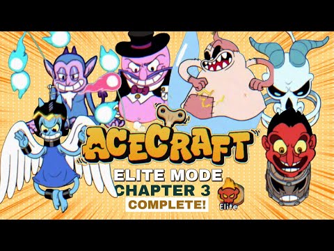 ACECRAFT: Chapter 3 Elite Mode COMPLETE! All Bosses Defeated - YouTube