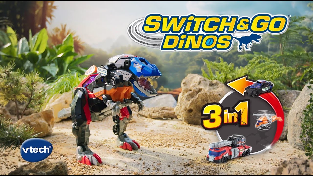 Switch & Go Dinos 3-in-1 Super-T-Rex - TV-Spot von VTech - YouTube