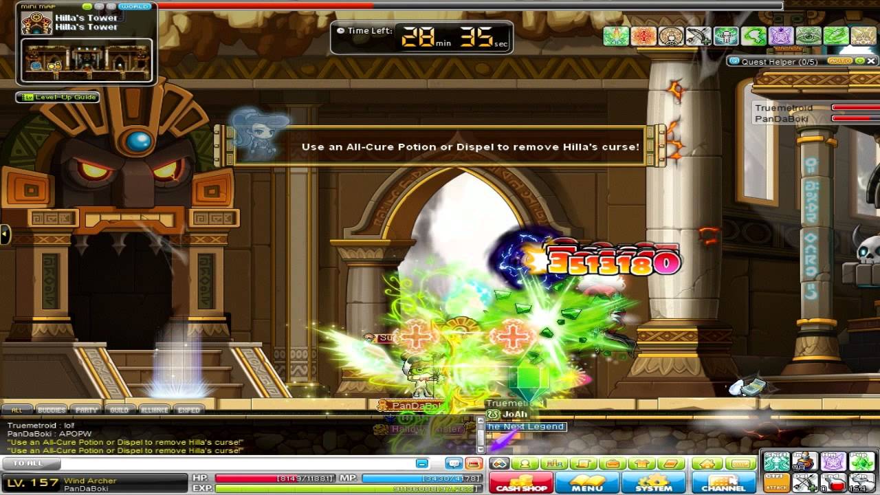 Life As a Game - Hilla Boss MapleStory GMS - YouTube