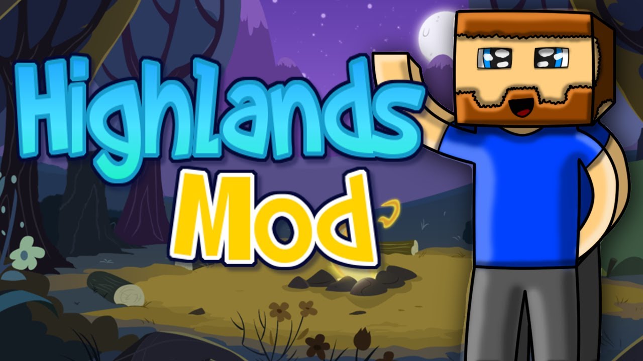 Minecraft: HIGHLANDS MOD - Stunning New Biomes, Trees, and Plants ...