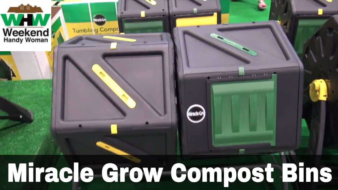 Miracle Grow Tumbler Compost Bins | Weekend Handy Woman - YouTube