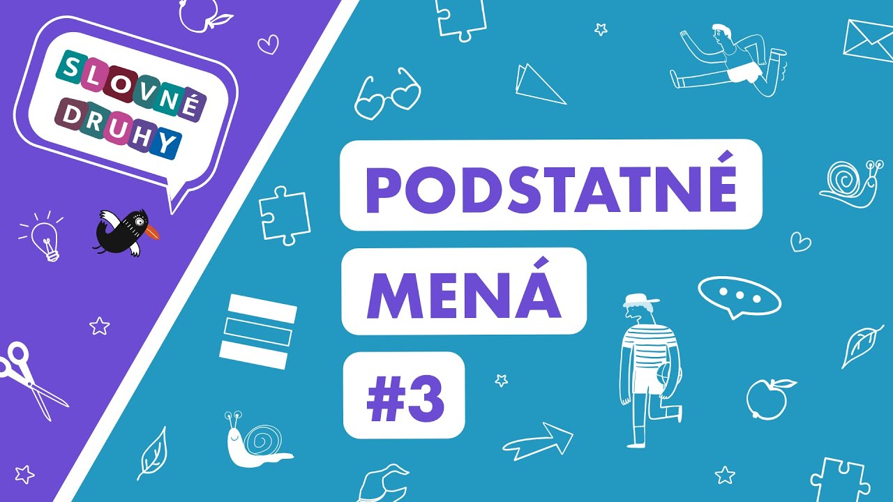 Podstatné mená. Vzory chlap a hrdina. 3. časť - YouTube