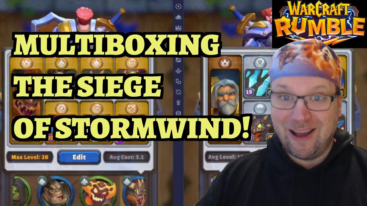 Multiboxing the Siege of Stormwind! Warcraft Rumble - YouTube