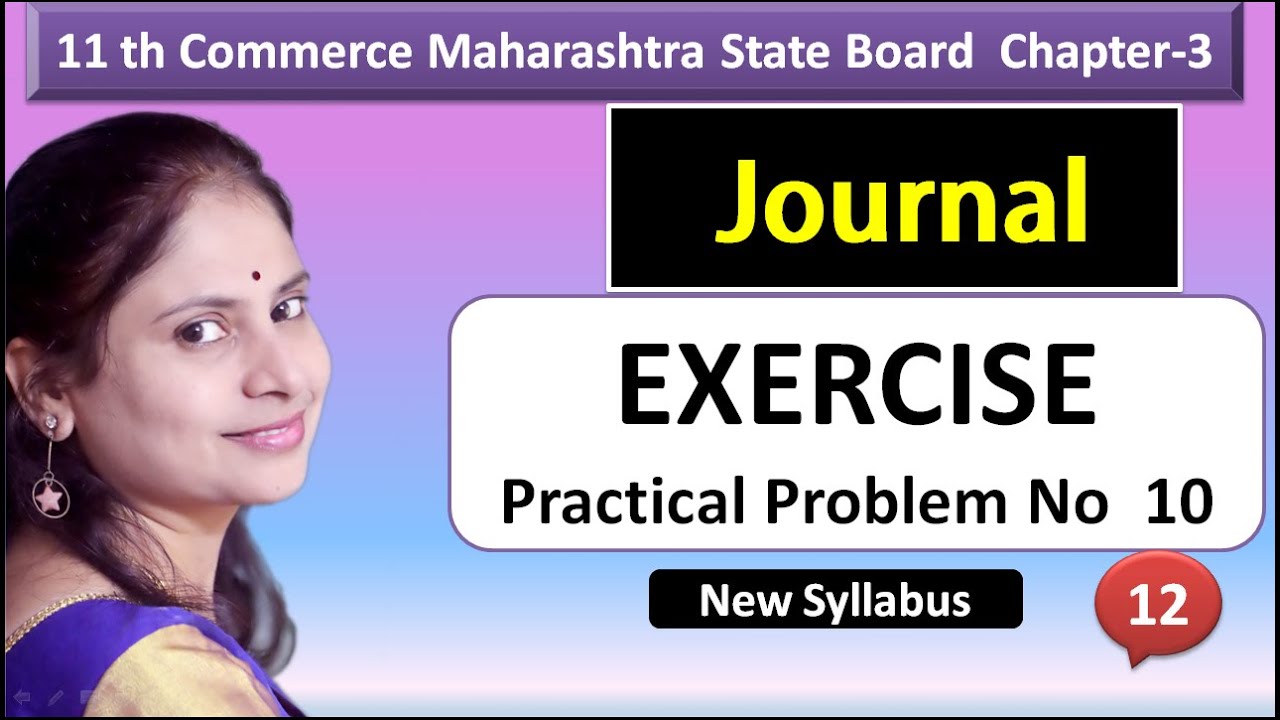 #12│Journal│11 th│Practical Problem No 10│EXERCISE │ - YouTube