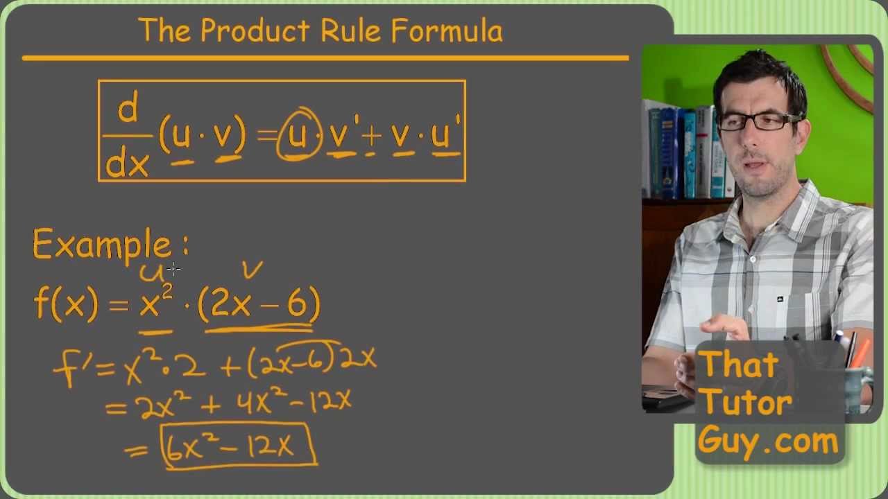 The Product Rule -- Derivatives -- ThatTutorGuy.com - YouTube