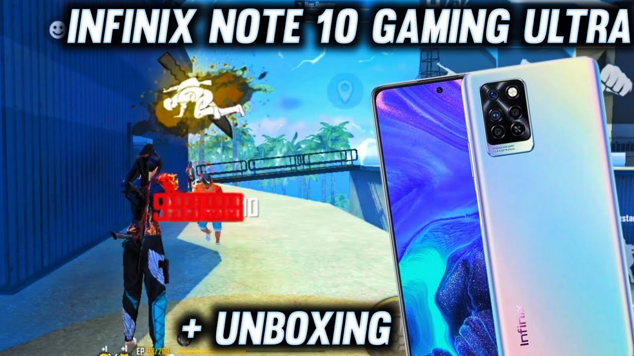 infinix note 10 free fire gaming⚡ infinix note 10 ff test,unboxing ...