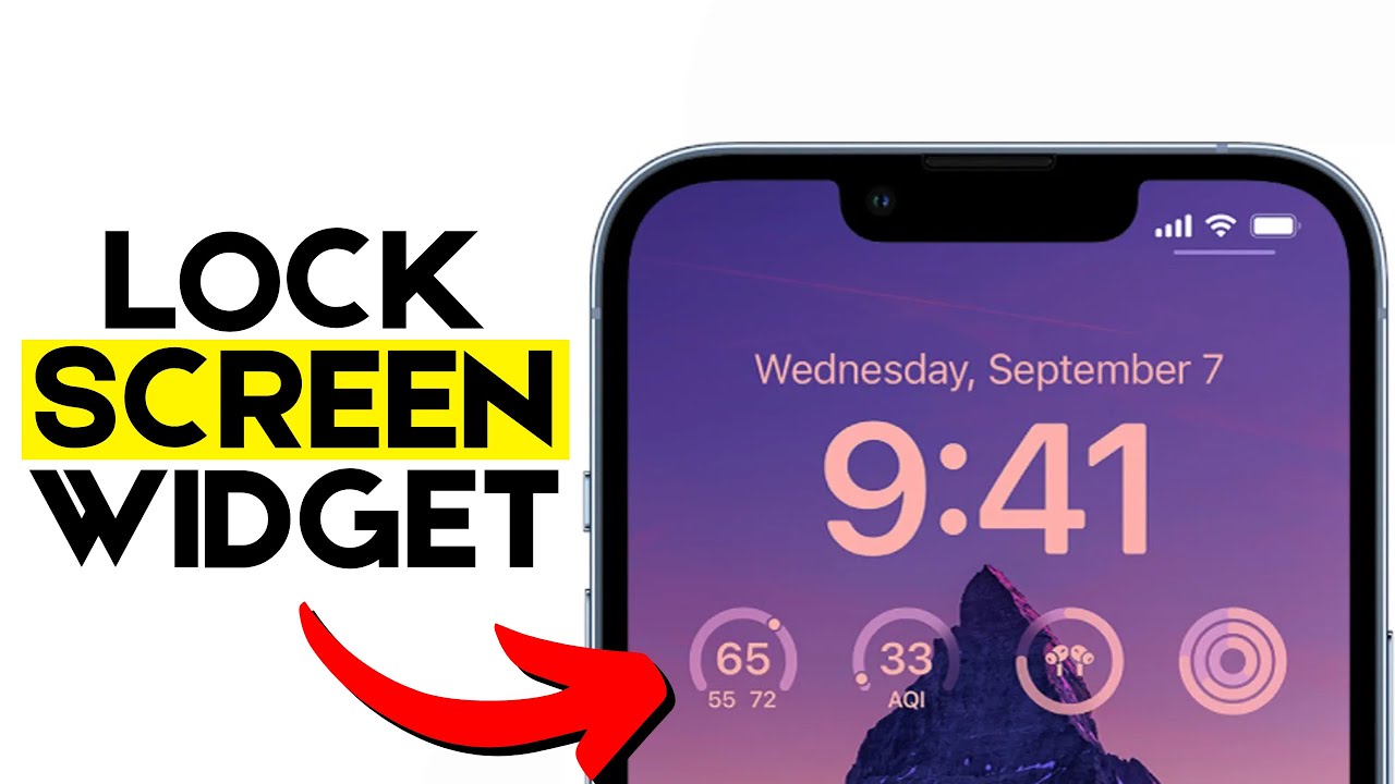 How to Add Widget to Lock Screen on iPhone iOS 18 - YouTube