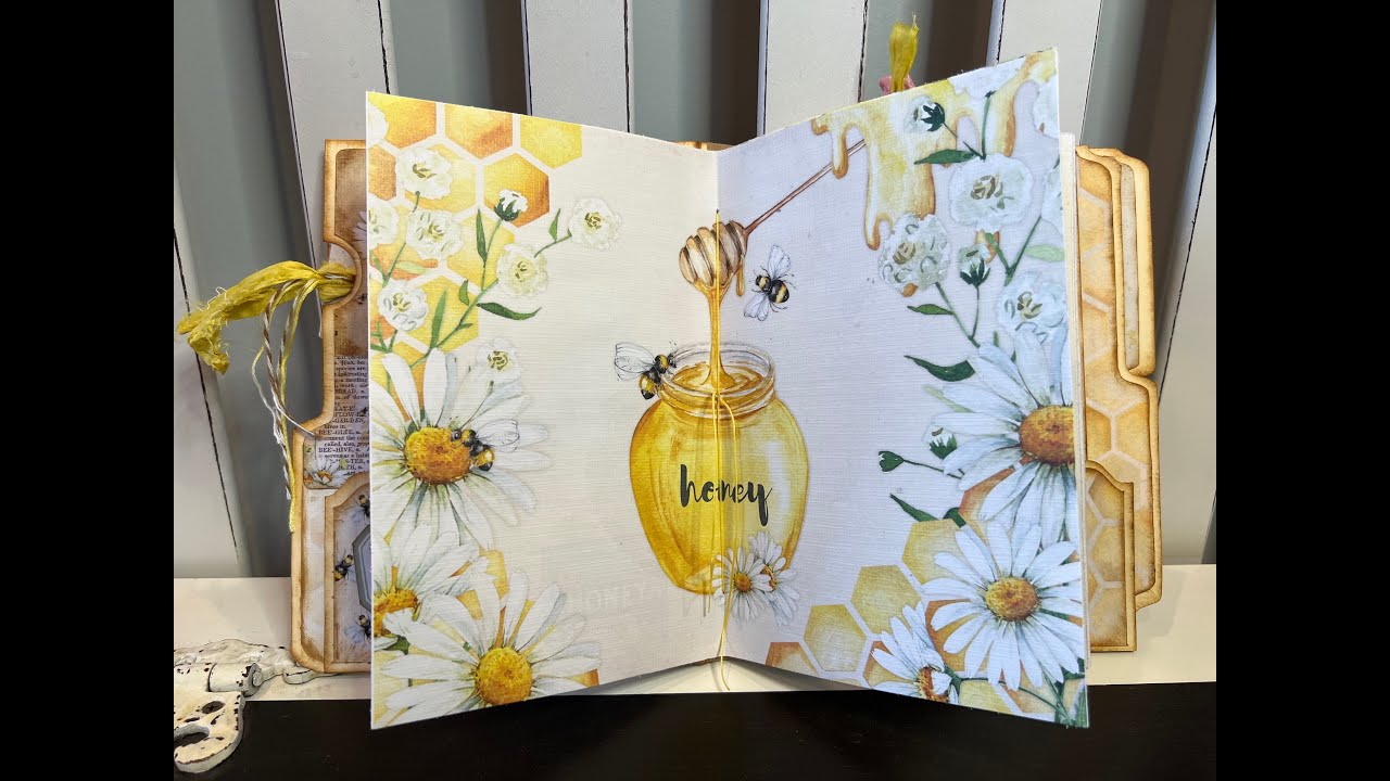 BumbleBee File Folder Journal/Folio Pt1 - YouTube