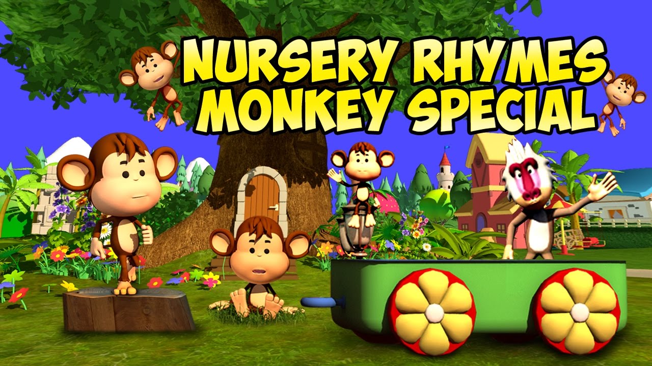 Popular 2016 English Rhymes for Children | Monkey Special | LIV Kids ...