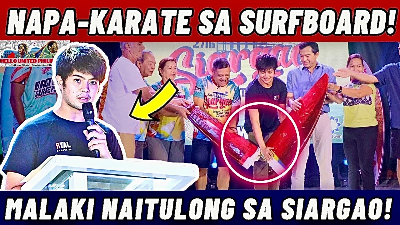 Vinny Marcos, Special Guest sa Siargao International Surfing ...