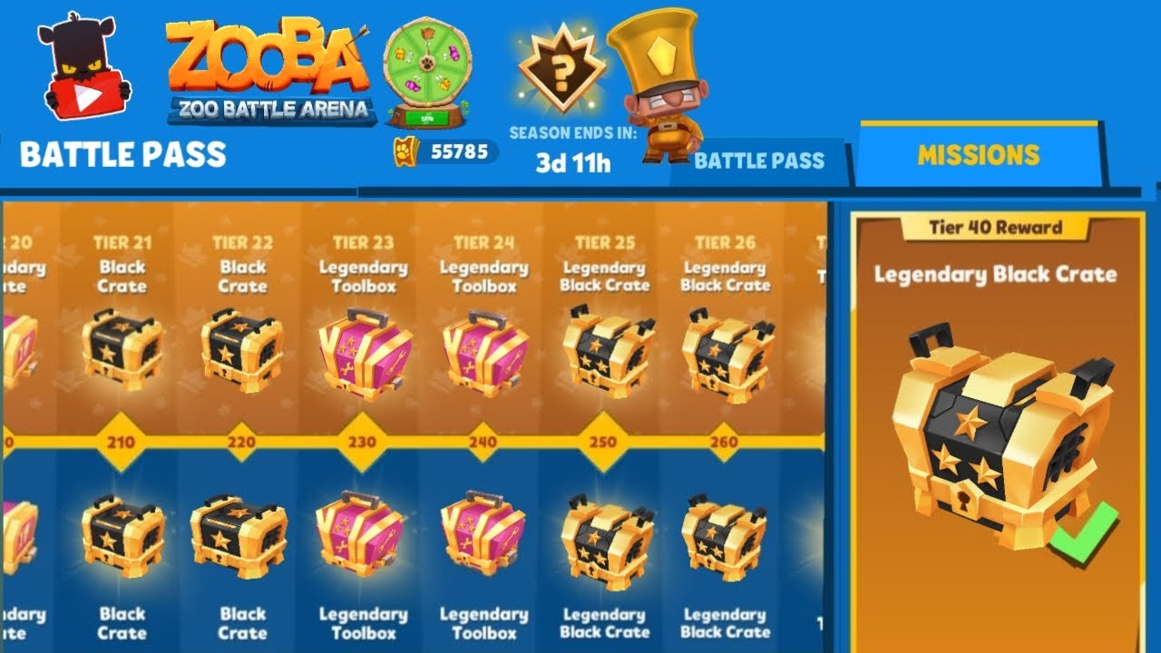 zooba new battle pass skin character lbc crate - YouTube