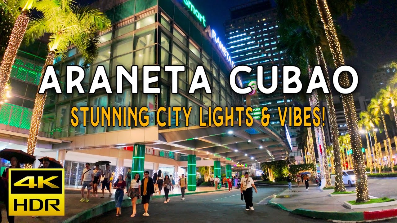 Cubao Nightlife 🇵🇭 | Shocking Hidden Spots! (Philippines 4K HDR Walk ...