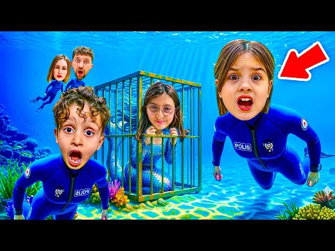 HAVUZDA GİZEMLİ BİRİ YÜZÜYOR !! KUZEY ELİF HAVUZA HAPSETTİ !!