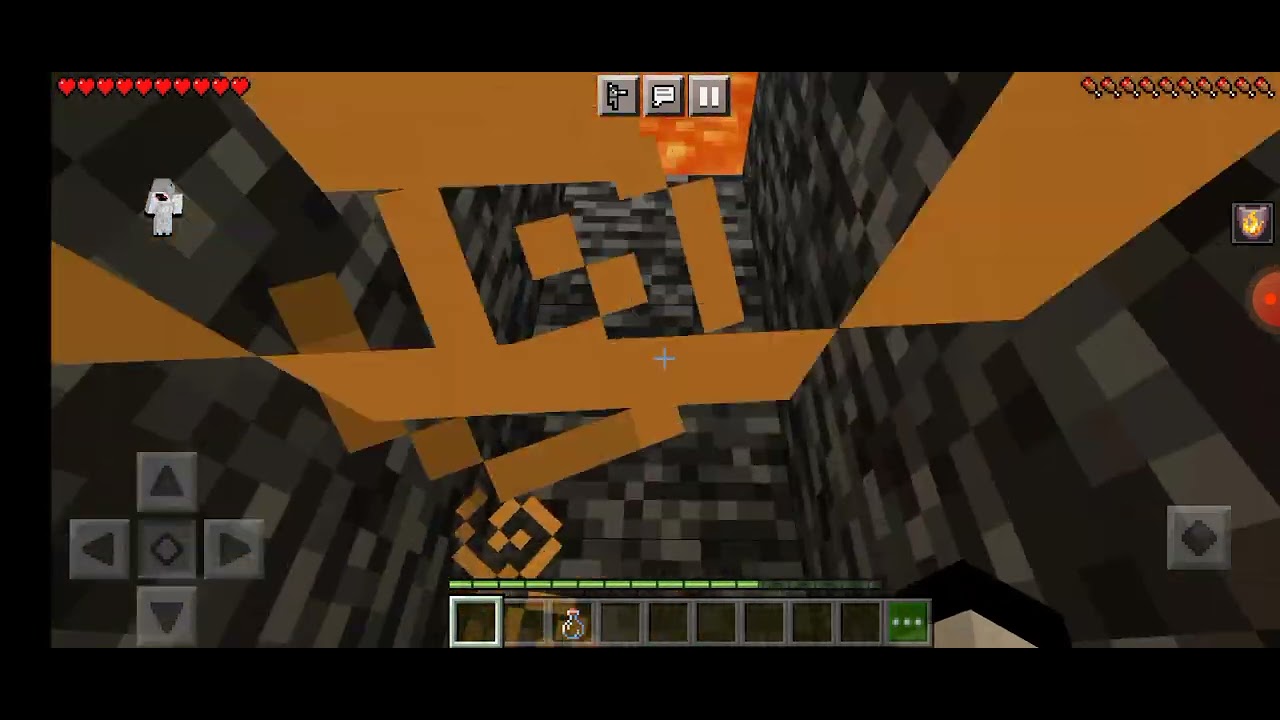 Minecraft Lava room escape - YouTube