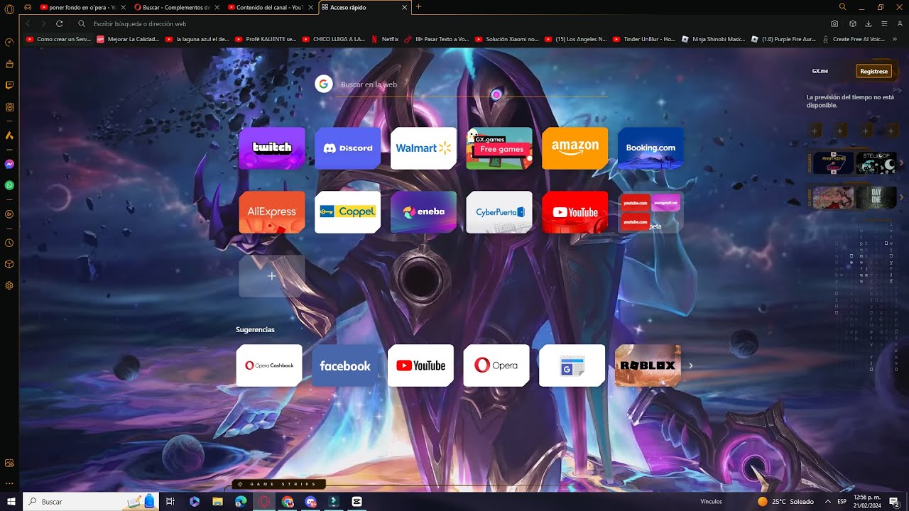 COMO PONER FONDO ANIMADO EN OPERA GX! 2024 - YouTube