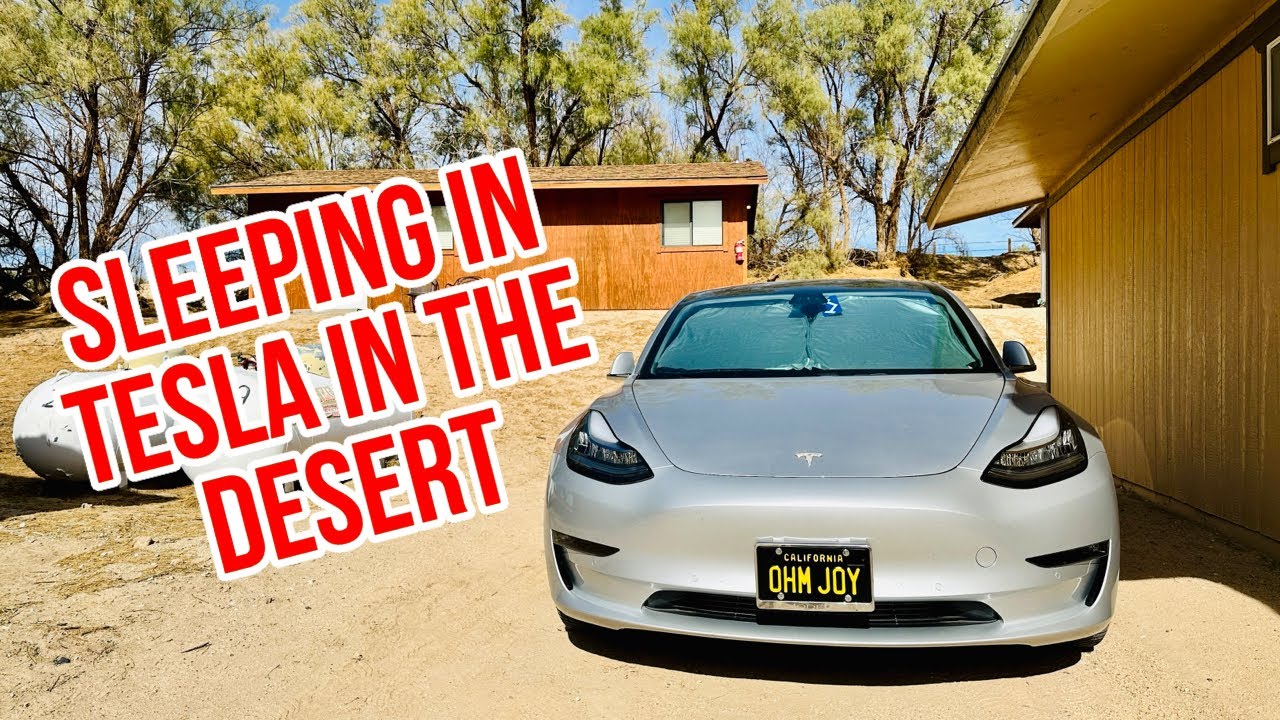 How To Sleep Like A Baby In Tesla Model 3! (2022 Camping Trip) - YouTube