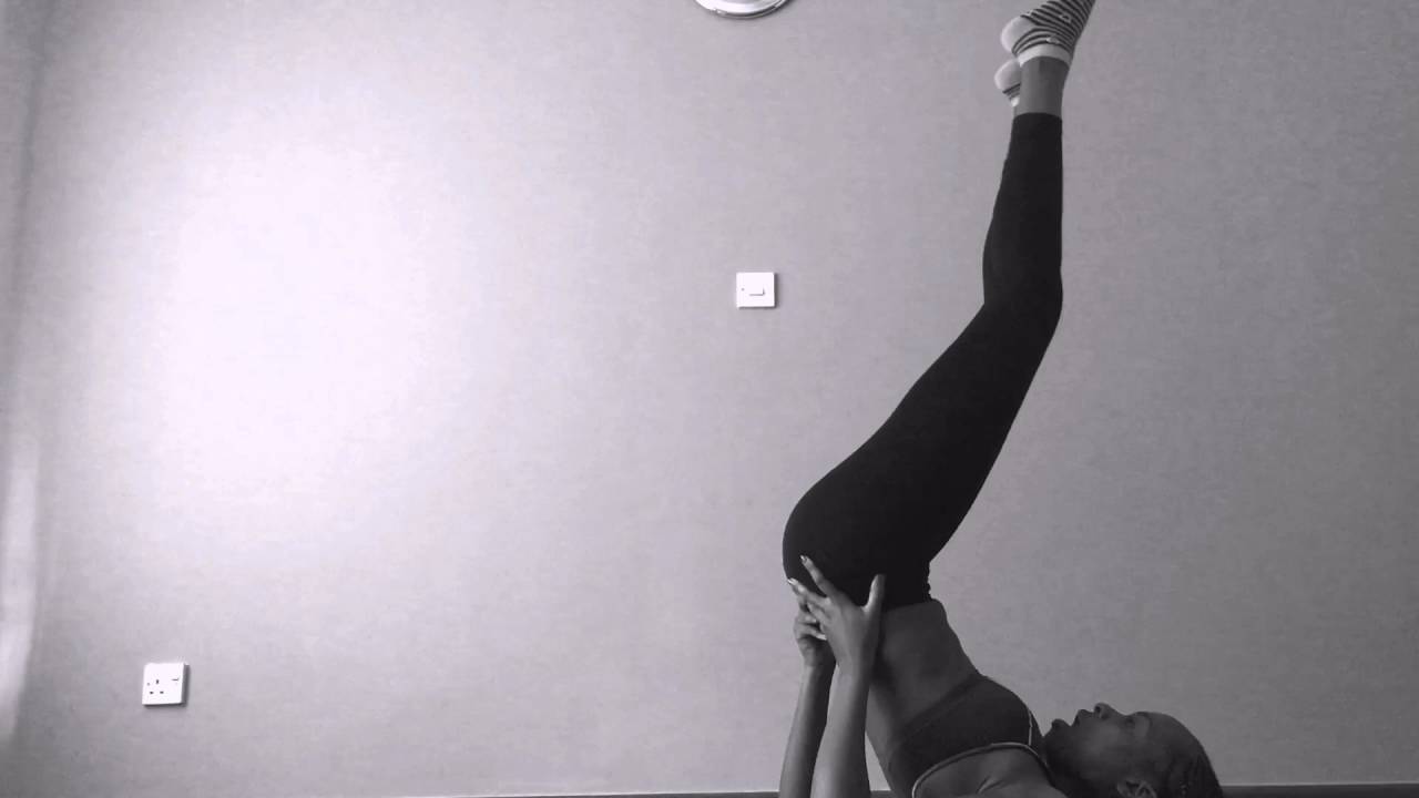 Shoulder Stand, The plough & Deaf Man's pose - YouTube