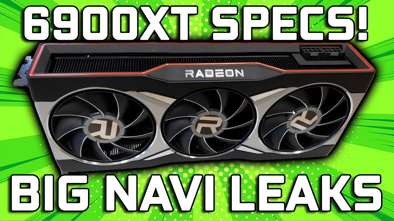 Big Navi Specs Leaked - AMD RX 6900XT, 6800XT, & 6800 RDNA2 - YouTube