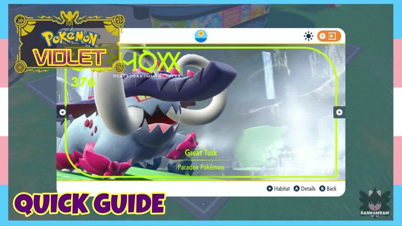 Where To Catch *Paradox Past Donphan* Great Tusk In Pokemon Scarlet ...