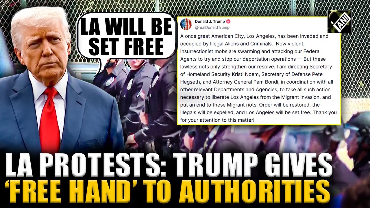 "Take all action necessary" Trump gives ‘free hand’ to authorities to ...