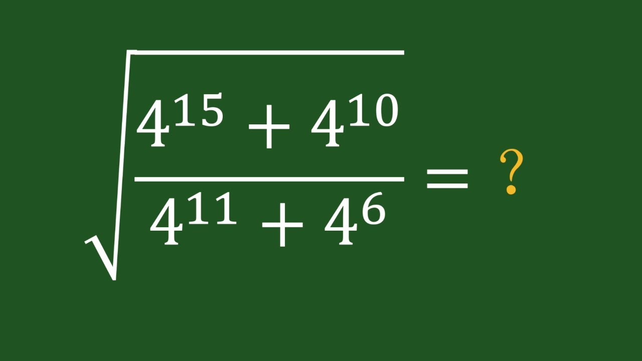 A Nice Math Radical Problem - YouTube