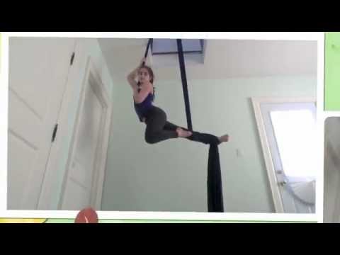 Aerial Silk Tutorial: Basic Skills Part 3 - YouTube