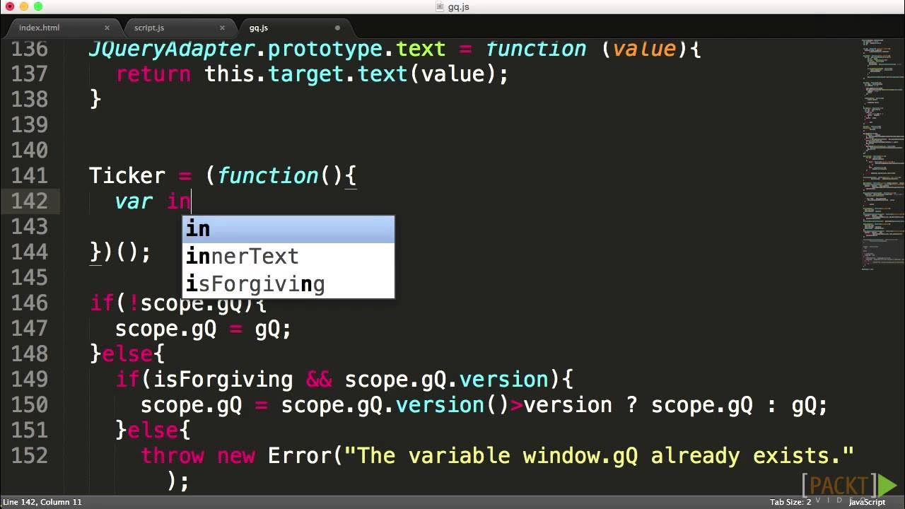 Mastering JavaScript: Creating a Singleton | packtpub.com - YouTube