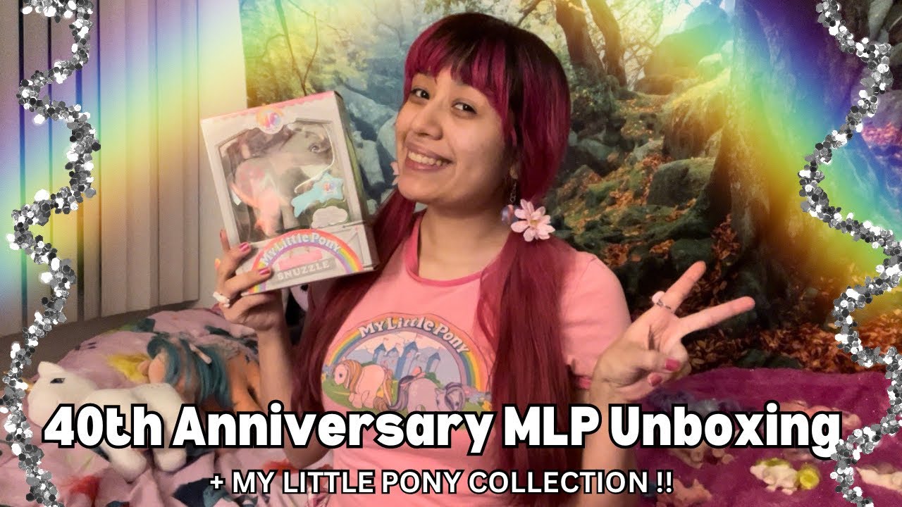 My Little Pony 40th Anniversary Reproduction 🦄 Snuzzle Unboxing and ...