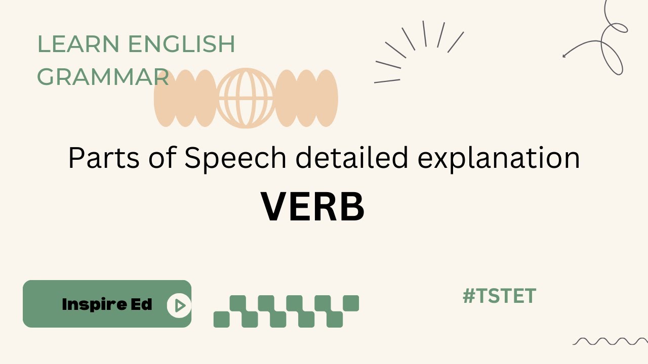 Parts of Speech detailed explanation series video-4 ( Verb ) - YouTube