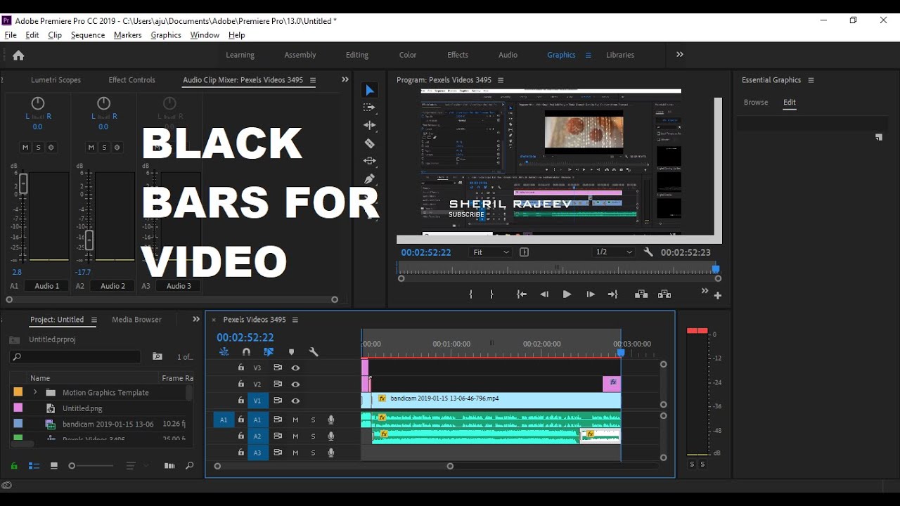 How To Insert Black Bars On A Video Cinematic Look Adobe Premiere Pro Tutorial YouTube how-to-insert-black-bars-on-a-video-cinematic-look-adobe-premiere-pro-tutorial-youtube
