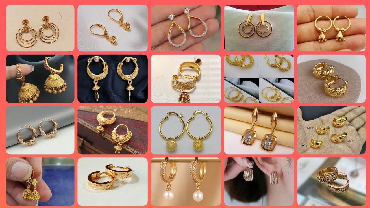 gold earrings designs || sone ki bali || gold bali design 2025 - YouTube
